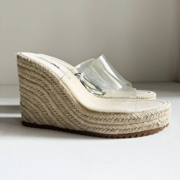 Zara | Shoes | Zara Clear Wedge | Poshmark